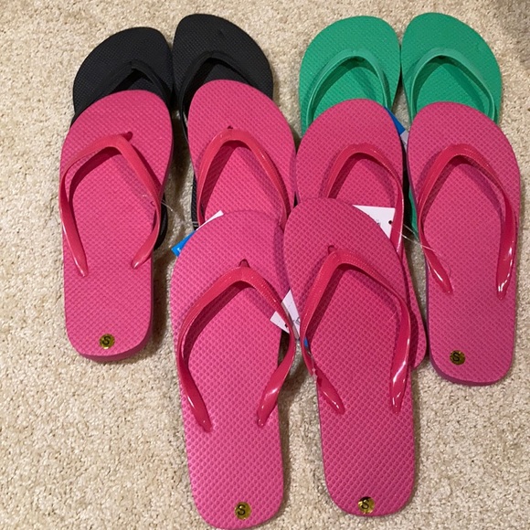 Shoes | Lot Of 16 Pair Of Colored Flip Flops | Poshmark